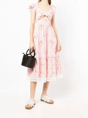 LoveShackFancy Emeka Midi Dress