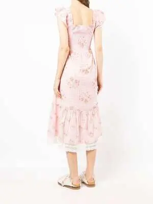 LoveShackFancy Emeka Midi Dress