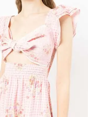 LoveShackFancy Emeka Midi Dress