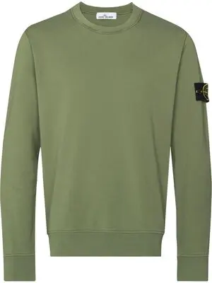 Stone Island Copass Badge Crew-neck Sweatshirt