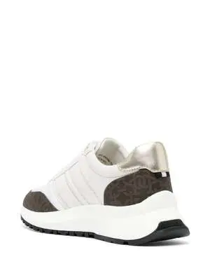 Bally Low-top Monogram-panelled Sneakers