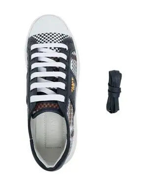 Bally Myller Tartan-check Leather Sneakers