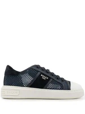 Bally Mesh-panel Low-top Sneakers - Blue