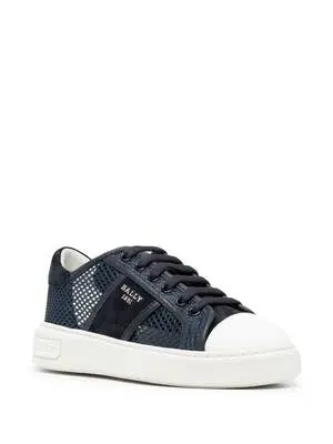 Bally Mesh-panel Low-top Sneakers - Blue