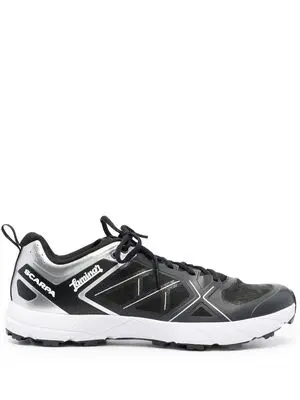 Herno Panelled Low-top Sneakers - Black