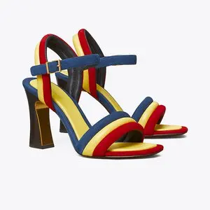 Tory Burch Tory Burch Puffed Up Sandal Perfect Navy/bright Sunlight/flare Red