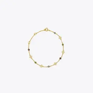 Tory Burch Moondance Pearl Bracelet Tory Gold/multi