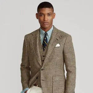 Ralph Lauren RL67 Houndstooth Jacket Brown/tan