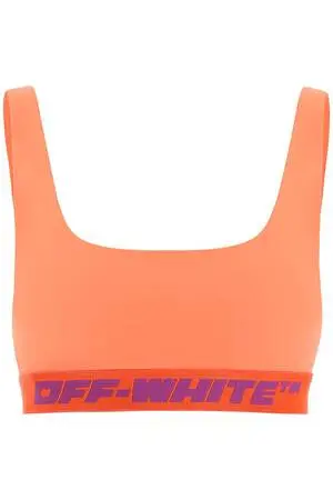 Off-White OFF-WHITE ATHL LOGO BAND SPORTS BRA - Orange