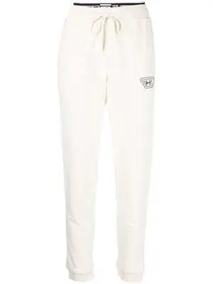 DIESEL® Logo Print Track Pants Off-white - Neutrals