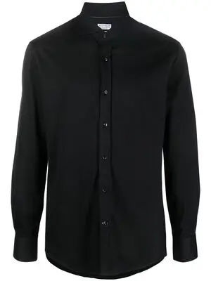 Brunello Cucinelli Long-sleeve Cotton Shirt