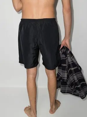 Palm Angels Curved Logo Swimming Shorts