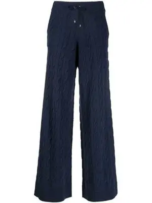 Crinkle nylon relaxed pants