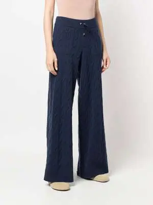Ralph Lauren Recycled Cashmere Wide-leg Trousers