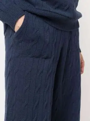 Ralph Lauren Recycled Cashmere Wide-leg Trousers