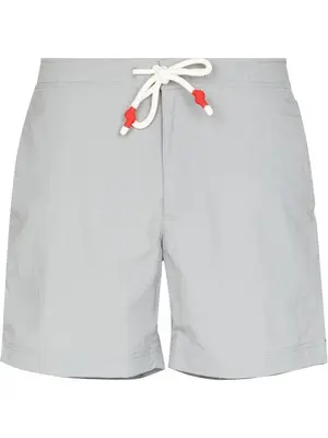 Orlebar Brown Side-stripe Drawstring Swim Shorts - Grey