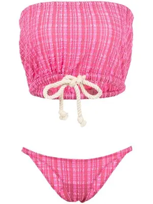 Lisa Marie Fernandez Victor Drawstring Bikini