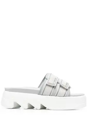 LE SILLA Poolside Platform Sandals - Grey