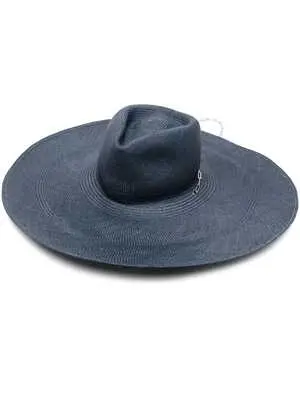 VAN PALMA Wide Brim Sun Hat - Blue
