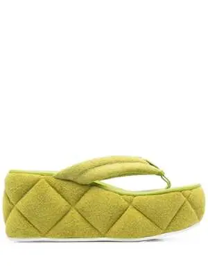 LE SILLA Square Wedge Sandals
