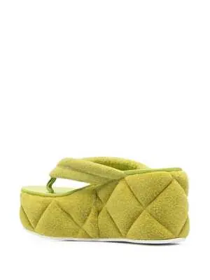 LE SILLA Square Wedge Sandals