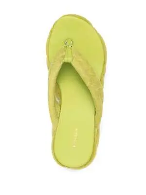 LE SILLA Square Wedge Sandals