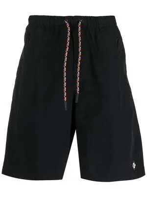 COUNTY OF MILAN Marcelo Burlon Logo-embroidered Track Shorts