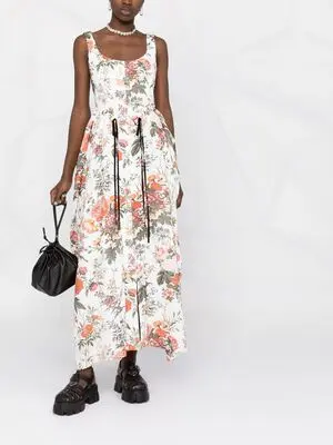 Erdem Floral Print Maxi Dress