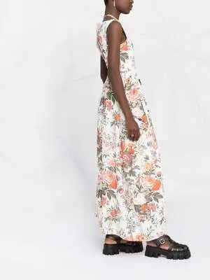 Erdem Floral Print Maxi Dress