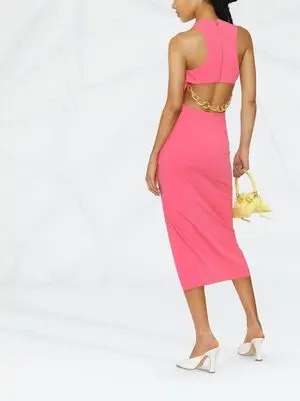 Patrizia Pepe Open-back Midi Dress