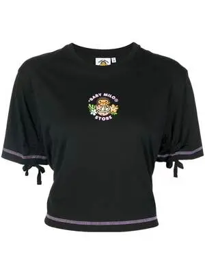 A BATHING APE Baby Milo® Store Logo-print T-shirt - Black