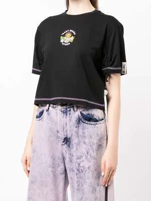 A BATHING APE Baby Milo® Store Logo-print T-shirt - Black