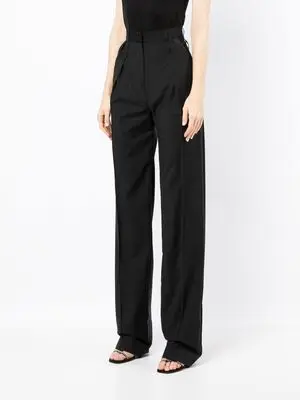 ACT Nº1 High-waist Pleated Wool Trousers