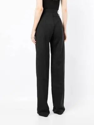 ACT Nº1 High-waist Pleated Wool Trousers