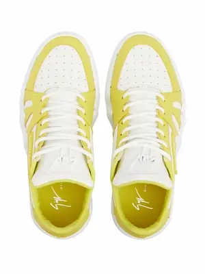 GIUSEPPE ZANOTTI Talon Mid-top Sneakers - White
