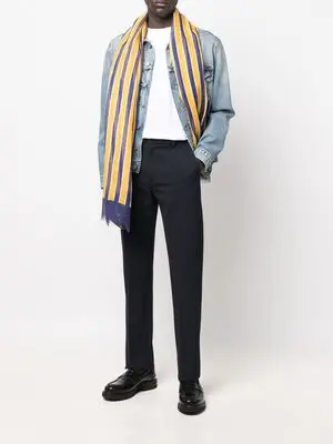 Church's Striped Linen Scarf
