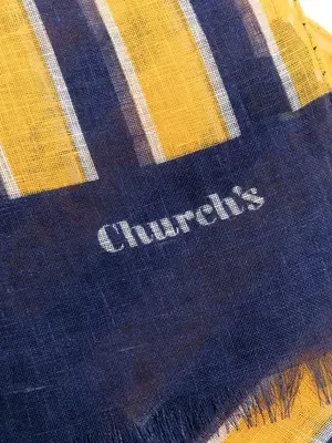 Church's Striped Linen Scarf