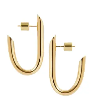 JENNIFER FISHER 1" Cortnee -plated Hoop Earrings