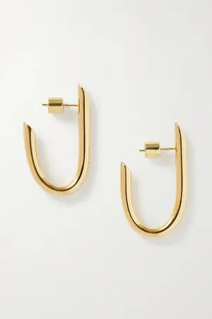JENNIFER FISHER 1" Cortnee -plated Hoop Earrings