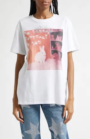 Collina Strada Oversize Graphic T-shirt - No Bunny Compares