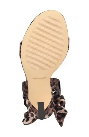 Nine West Kelsie Ankle-tie Sandal - Medium Brown