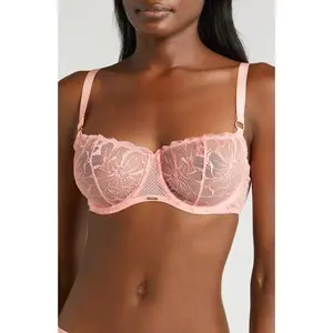 Chantelle Fleurs Demi Bra Candlelight Peach