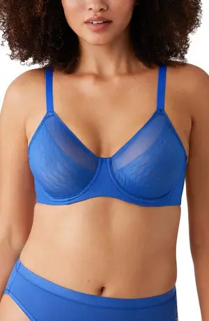 Wacoal Perfect Primer Full Coverage Underwire Bra Beaucoup Blue
