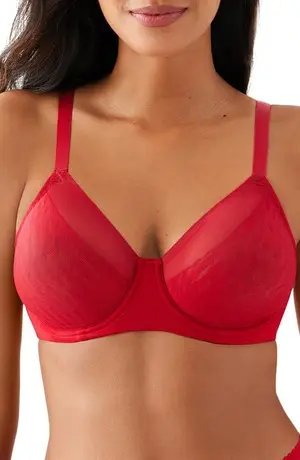 Wacoal Perfect Primer Full Coverage Underwire Bra Equestrian Red