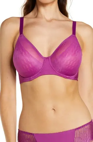 Wacoal Perfect Primer Full Coverage Underwire Bra Hollyhock