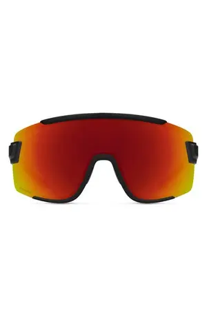 SMITH Smith Wildcat Shield Sunglasses Matte Black/red
