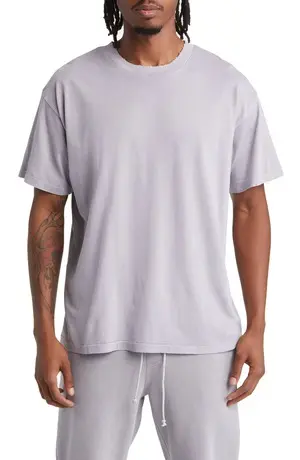 ELWOOD Core Oversize Organic Cotton Jersey T-shirt Vintage Lavender