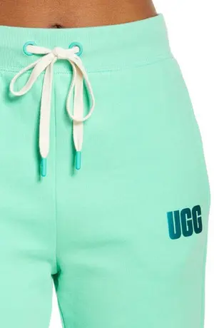 UGG Keyla Cotton Lounge Crop Pants - Spring Green