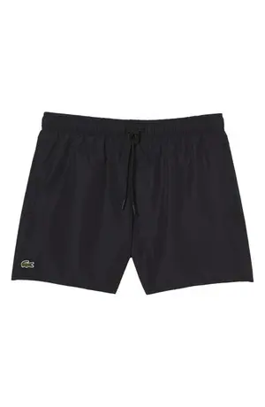 Lacoste Recycled Polyester Swim Trunks - 964 Noir/vert