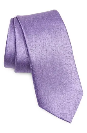 W.R.K Textured Silk Neck Tie - Lilac